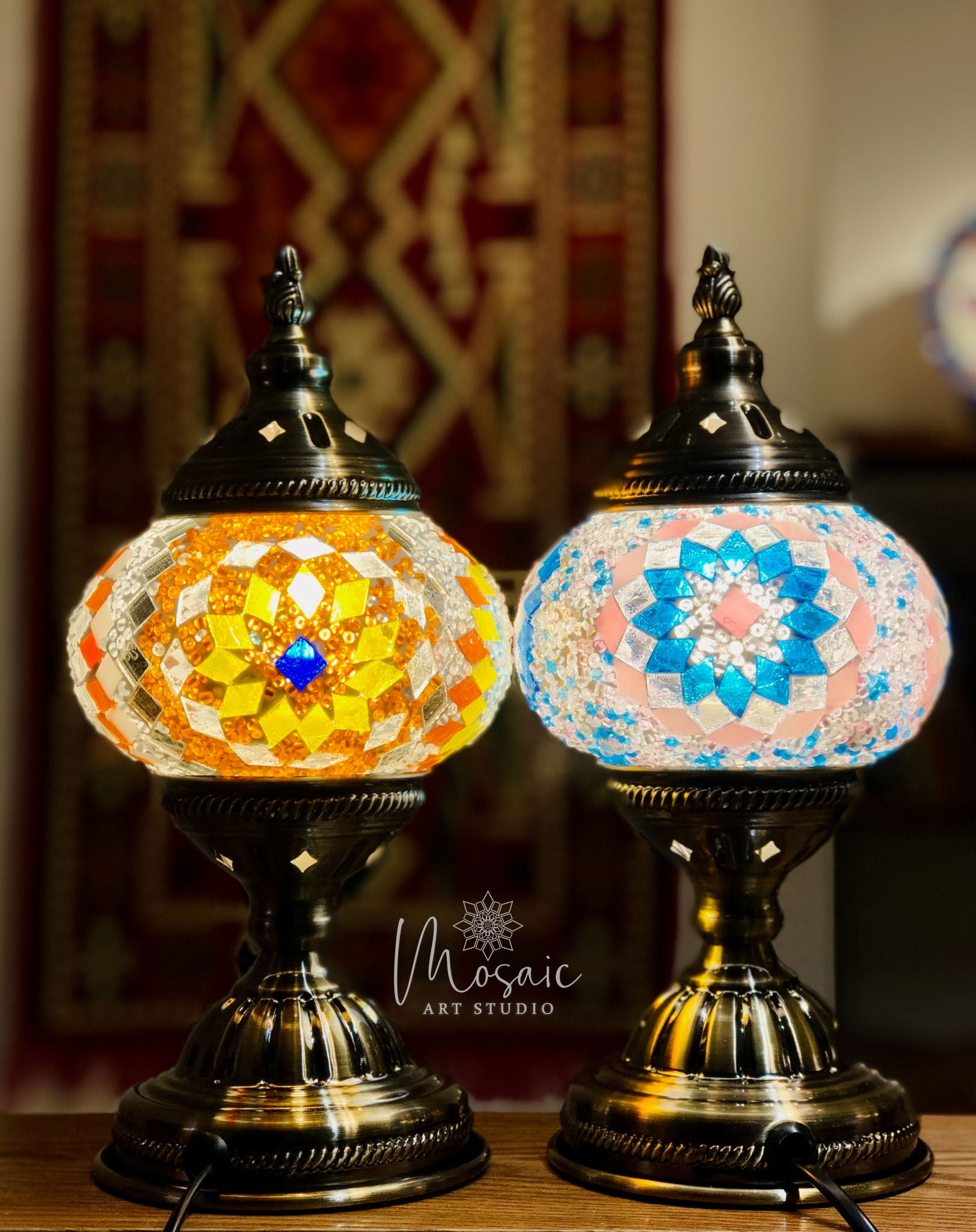 The Beauty of Turkish Mosaic Lamp – Mosaic Art Studio HK